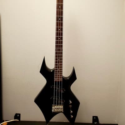 B.C. Rich Warlock Bass Platinum Series Black | Reverb