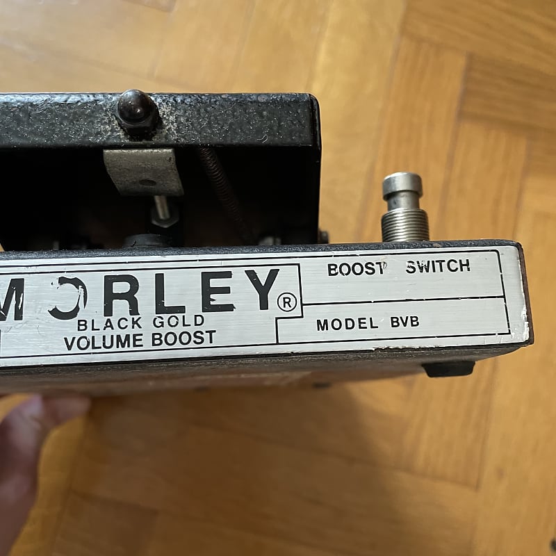 Morley Black Gold Volume Boost 1978 Tel-Ray era Black | Reverb