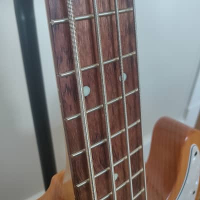 Custom Built 57 Slab Style P Bass Curley Maple/Padouk Neck | Reverb