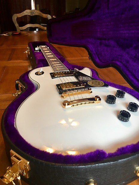 Epiphone Elite Elitist Les Paul Custom Alipine White MIJ | Reverb