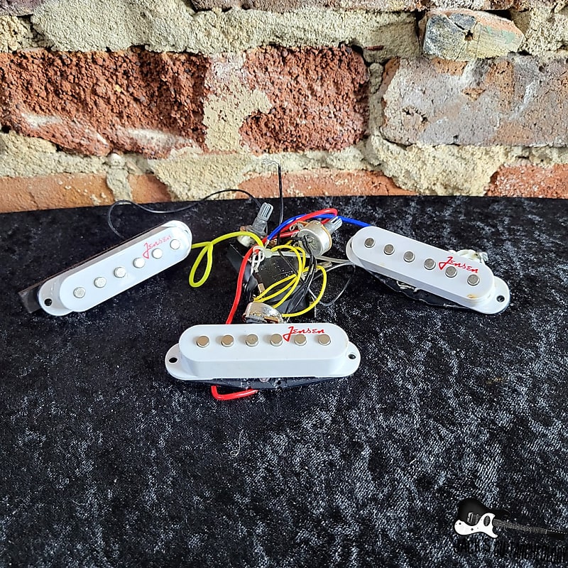 Jensen Stratocaster Pickups (2000s, White) | Reverb