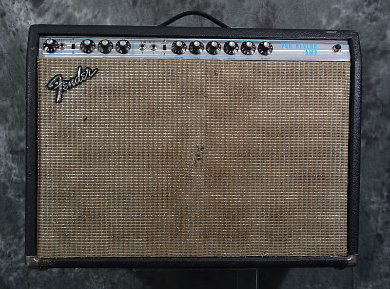 Fender Pro Reverb Amp 2x12 Tube Combo Vintage Original 1971 w | Reverb