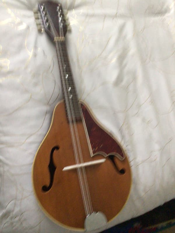 Mandolin Japan no label A style 1970s - Natural | Reverb