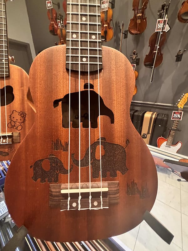AKUA Aloha Animal Design Ukuleles - Elephant | Reverb