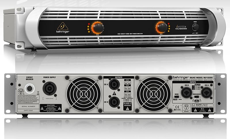 Behringer NU12000 iNUKE 12000W Class-D lightweight Power | Reverb