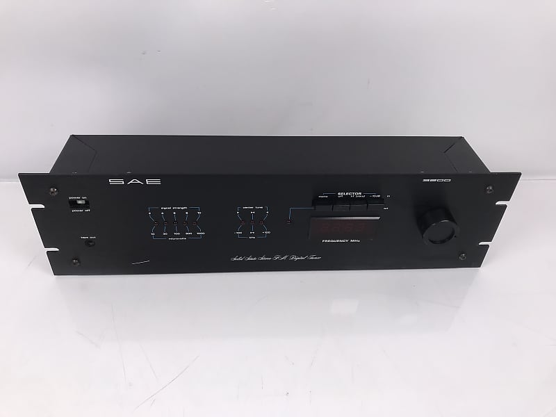 SAE 3200 Digital FM Tuner Rack Mountable | Reverb