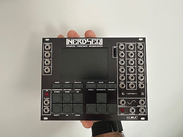XOR Electronics Nerdseq Eurorack Tracker Sequencer Black | Reverb UK