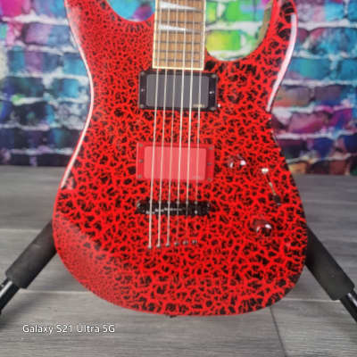 2001 Jackson DXMGT-SP Custom red/black crackle | Reverb