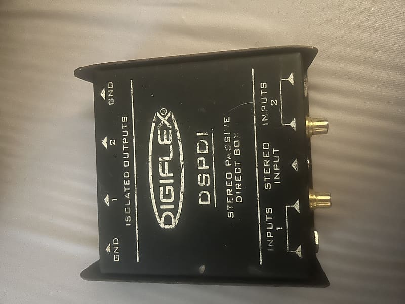 Digiflex Digital Stereo Passive DI- Black | Reverb