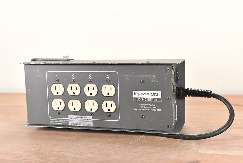 Leprecon LD-340-DMX 4-Channel Edison DMX Dimmer Pack CG002Q9 | Reverb