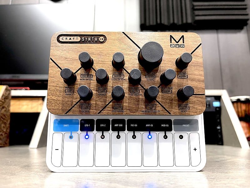 Modal Synth craft 2.0 wood overlay Solid walnut | Reverb