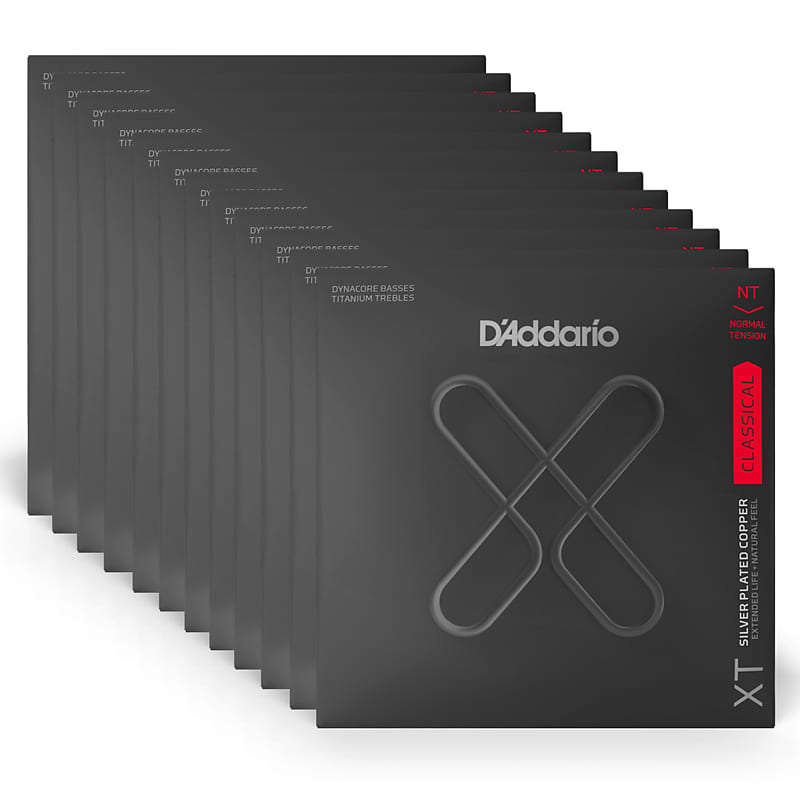 D'Addario XT Dynacore Titanium Classical Guitar Normal | Reverb
