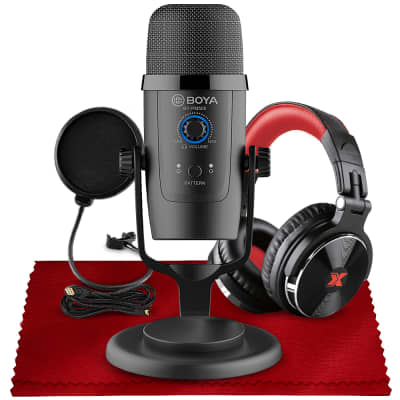 Boya BY-PM500 USB Condenser Microphone w/ Stand for | Reverb