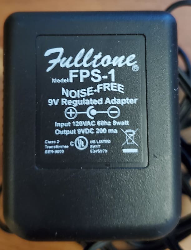 Fulltone FPS-1 power supply - 9V DC 200ma center-negative | Reverb