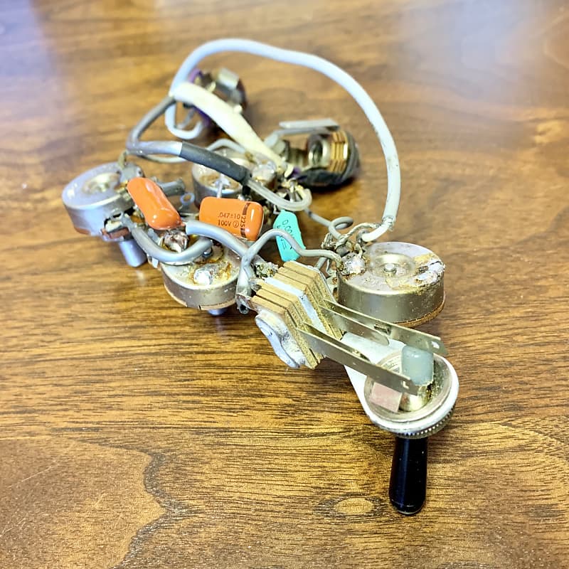 Rickenbacker 4001 bass wiring harness 1974 original vintage | Reverb