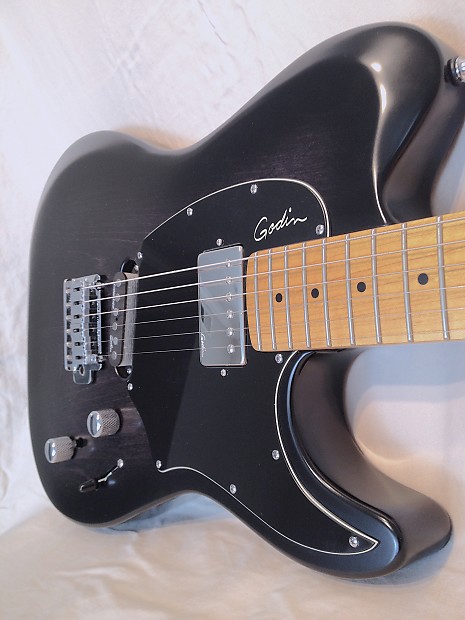 GODIN SESSION CUSTOM Trans Black Burst | Reverb