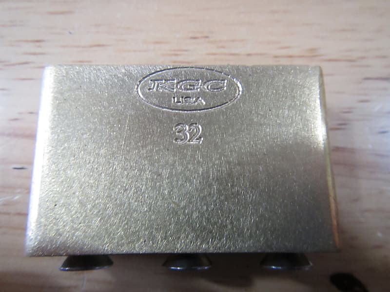 KGC Brass Bell Block 32mm - Tremolo Block Upgrade for Floyd | Reverb