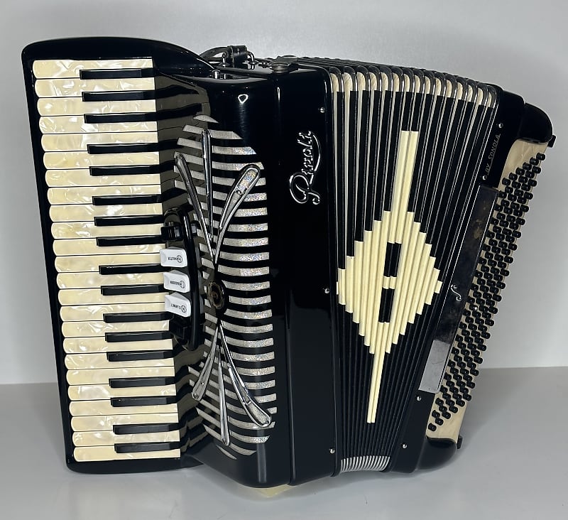 Sonola Rivoli Model R.241 Black Piano Accordion LM 41/120 | Reverb