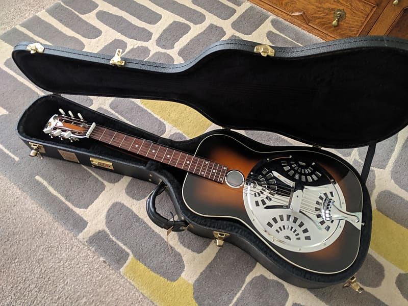 Dobro Cyclops 1991 Sunburst Squareneck Resonator guitar | Reverb