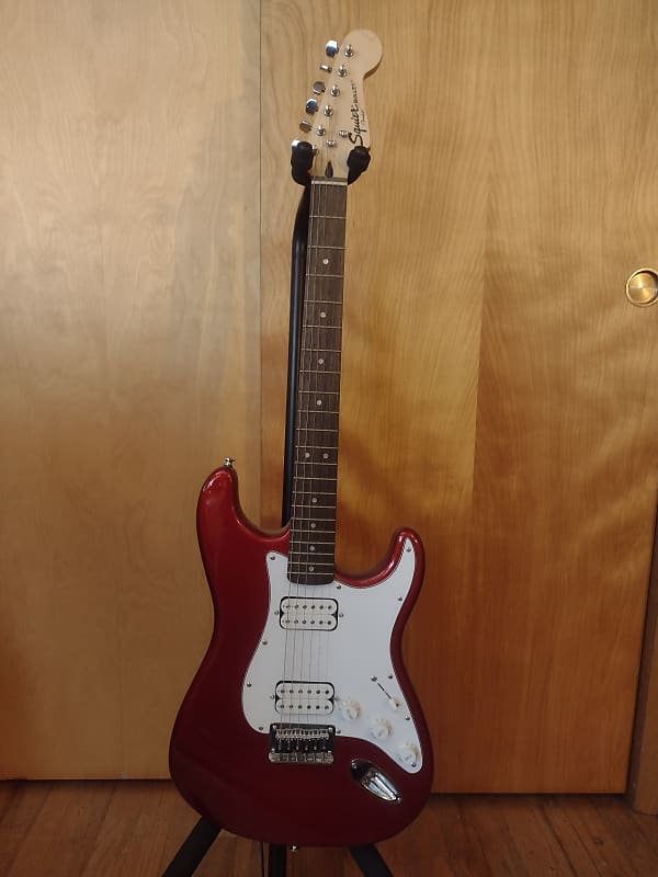 Squier Bullet Stratocaster 2010 - Red HH HT | Reverb