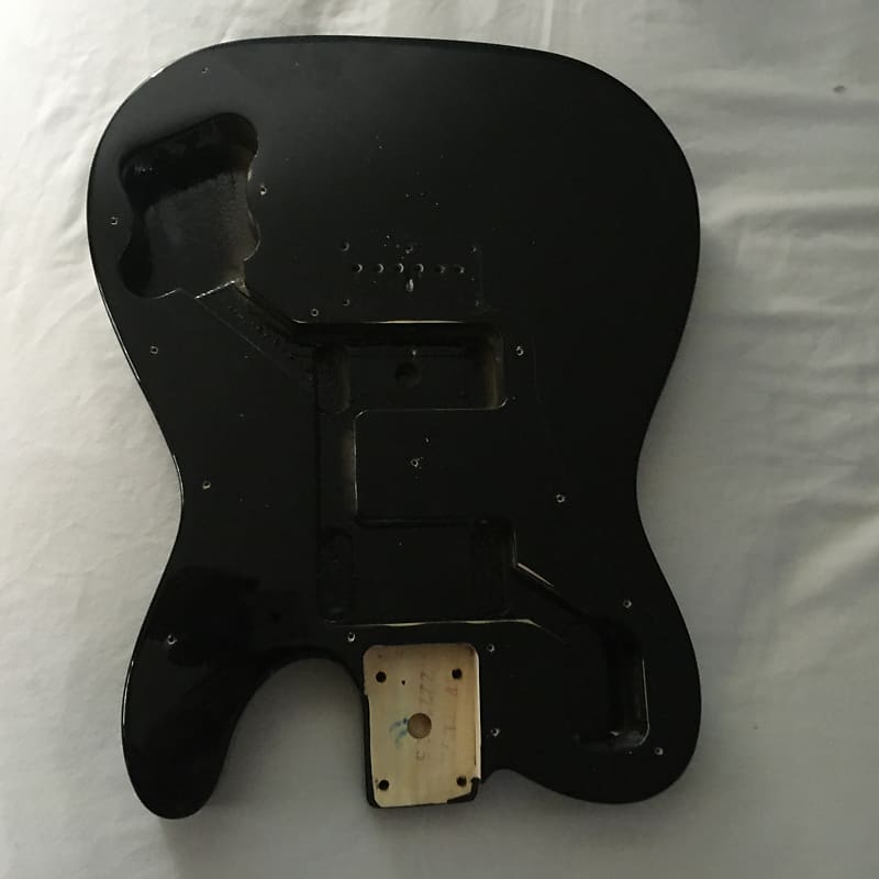 Squier Telecaster Deluxe Body and Pickguard - 2023 - Black | Reverb