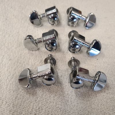 Grover Rotomatic Tuning Machines 3x3 Chrome | Reverb