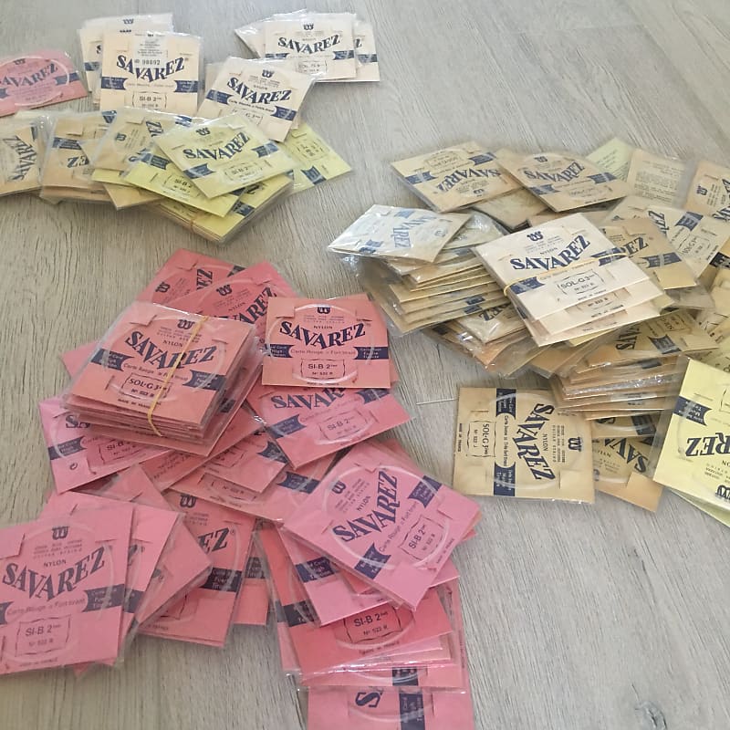 Savarez Huge Lot of Savarez Nylon Strings on Card | Reverb Australia