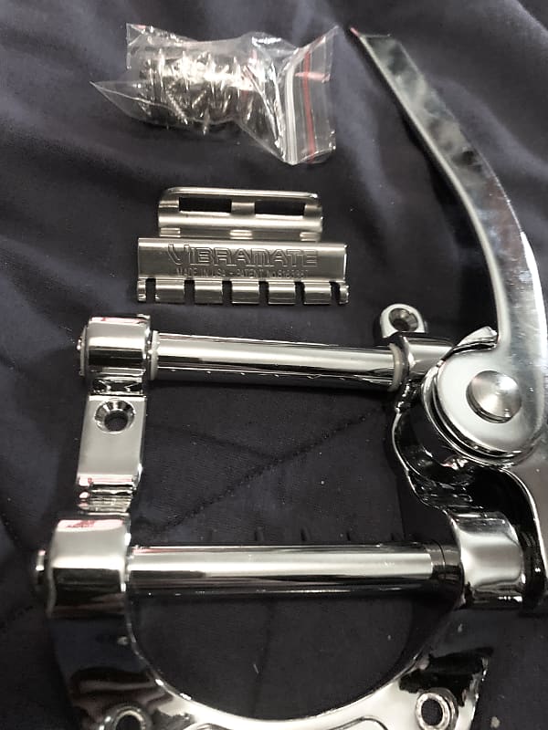 Bigsby off brand B5 chrome 2023 and real chrome vibramate | Reverb