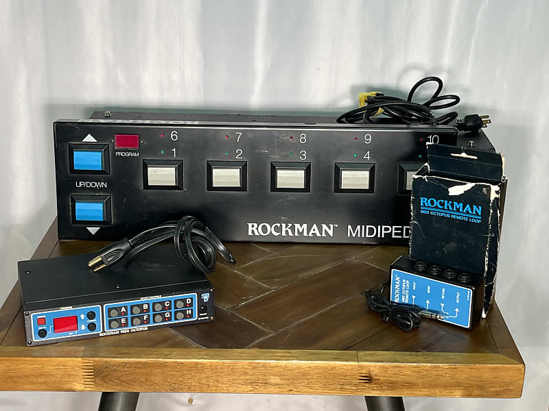FULL Rockman Midi Rig! Midipedal, Midi Octopus, Remote Loop | Reverb
