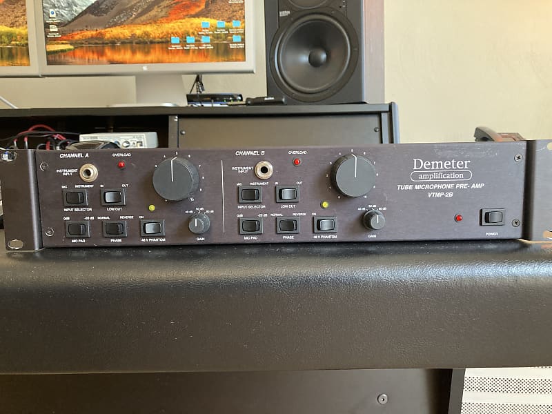 Demeter VTMP-2B two channel tube mic preamp | Reverb