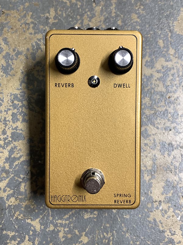 Haggtronix Spring Reverb Metallic Matte Gold paint | Reverb