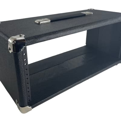 4U Deluxe Effects Rack 7" Deep Rail to Rail W/Handle | Reverb