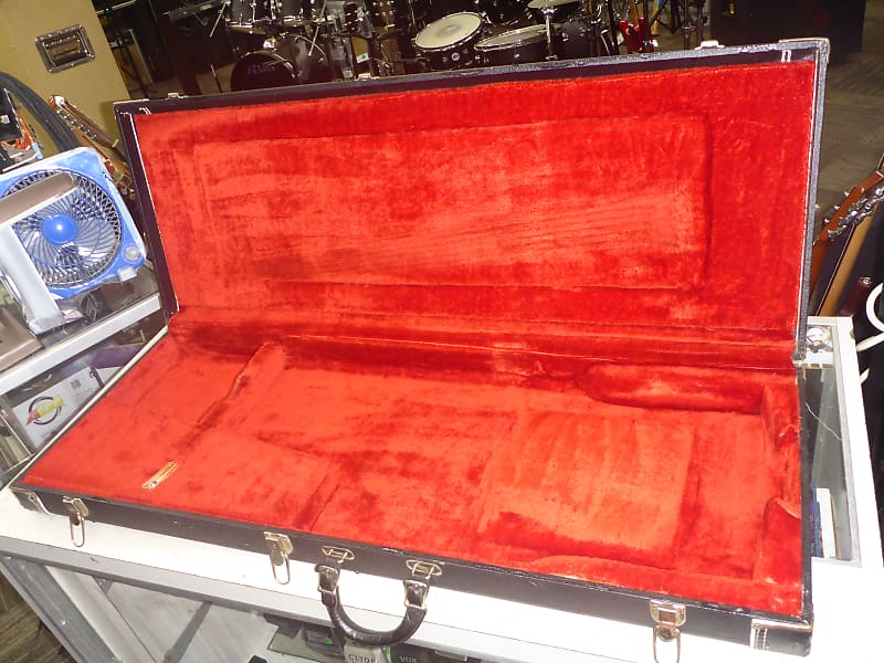 Electric Guitar Case 60's Red Lining Rectangular | Reverb