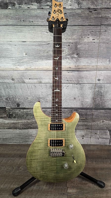 PRS SE Custom 24 Trampas Green w/PRS Locking Tuners | Reverb España