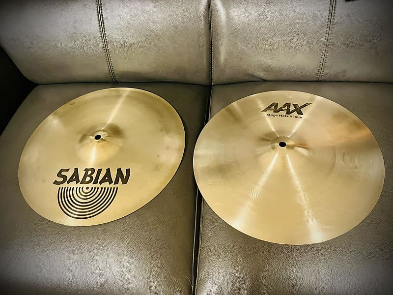 Sabian 14" AAX Stage Hi-Hat Cymbals | Reverb