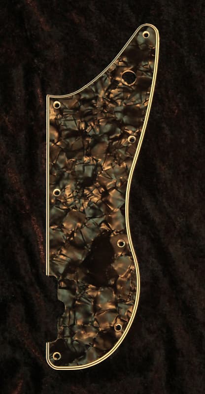 Fender Pawnshop Reverse Jaguar Bass Pickguard. 4 Ply Black | Reverb