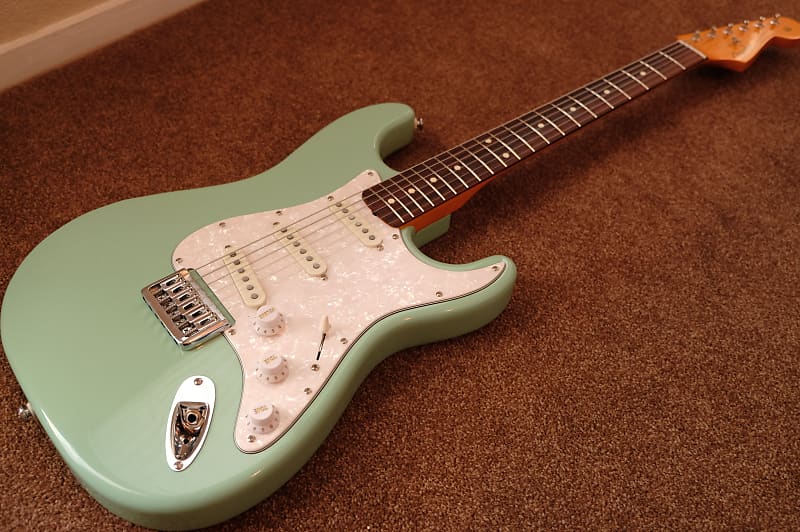 Fender 60s Stratocaster Hardtail 2018 Pale Green Pao Ferro | Reverb