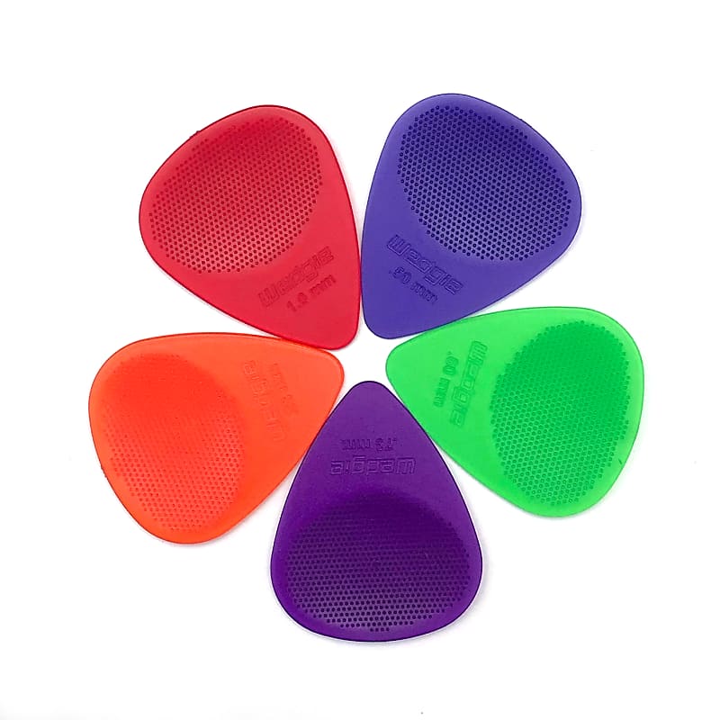 Wedgie Clear XT Textured Guitar Pick Sampler Variety Pack | | Reverb