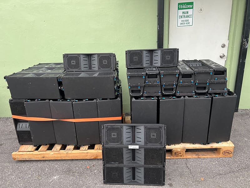 JBL Vertec VT4886 Three-Way High Line Array (LOT OF 8) | Reverb