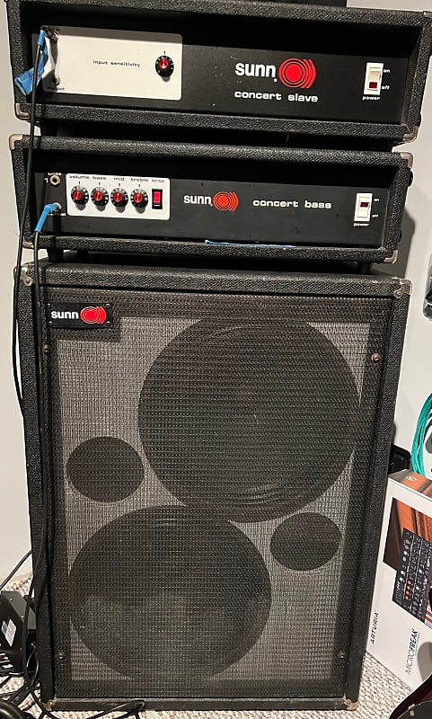 Sunn Concert Bass Slave 1970's - Black | Reverb