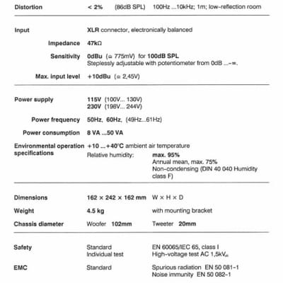 Studer A523 mk4 studio monitors (PSI A14M) | Reverb
