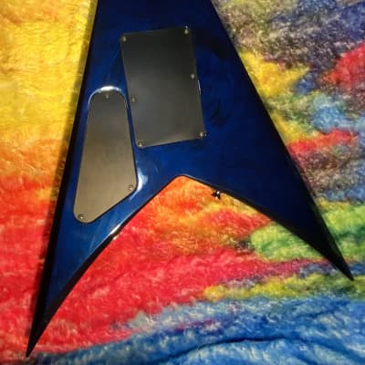 Reduced! 1997 Jackson King V in Blue Swirl Finish! Made in | Reverb