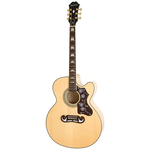 Epiphone J-200 EC Studio - Vintage Natural | Reverb