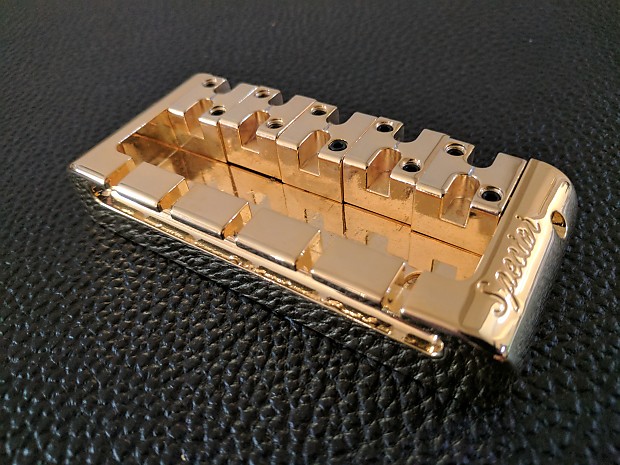 Spector 5-String Gold Replacement Bass Bridge - Fits Euro | Reverb