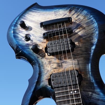 ESP LTD Original FRX CTM NT - Blue Black Burst 6-String | Reverb