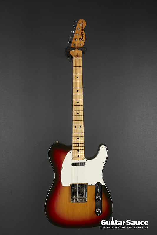Fender Telecaster Maple Neck Original Vintage 1971 - Sunburst | Reverb
