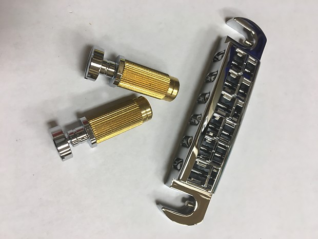 TonePros AVT2G Wraparound Bridge/Tailpiece with Locking Studs | Reverb