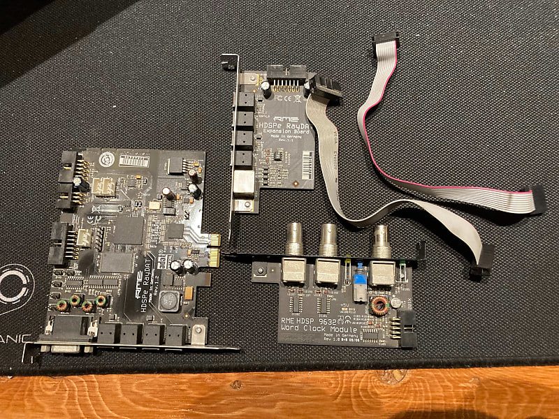 RME HDSPe Raydat + Expansion Board + HDSP 9632 Word Clock | Reverb