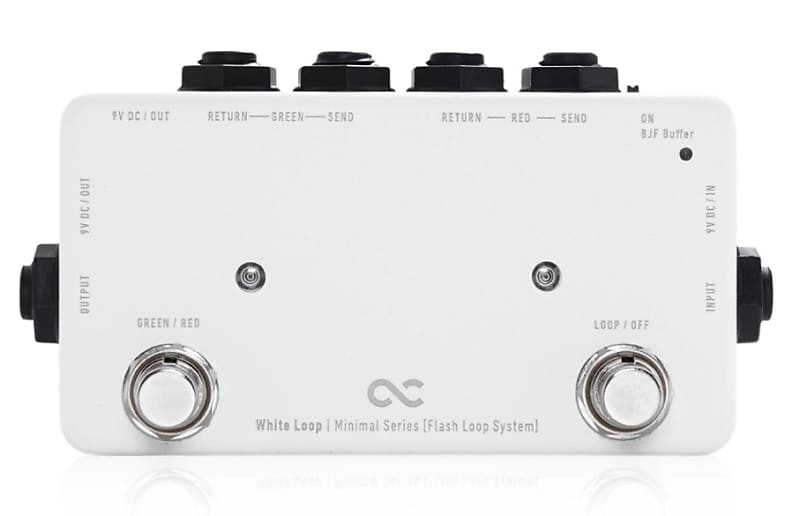 One Control Minimal Series White Loop with BJF Buffer | Reverb
