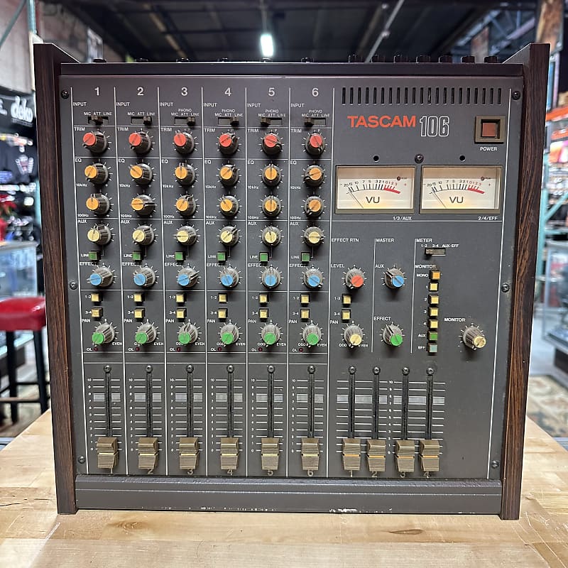 Tascam M-106 6 Channel Analog Mixer with Original Box | Reverb